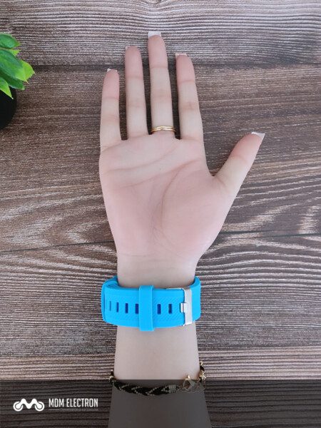 Huawei Watch GT Silicone Strap with Silver Buckle - Light Blue (46/22mm ...